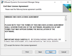 How to setup Dynamic Environment Manager – Installing the Management Console. | port115