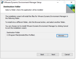How to setup Dynamic Environment Manager – Installing the Management Console. | port115
